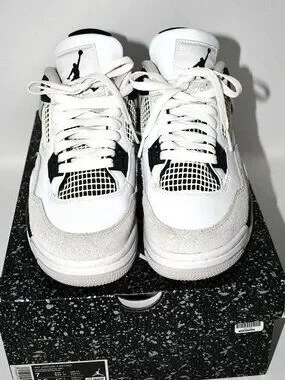 Jordan | Shoes | 222 Air Jordan 4 Retro Military Black Mens Size 7 ...